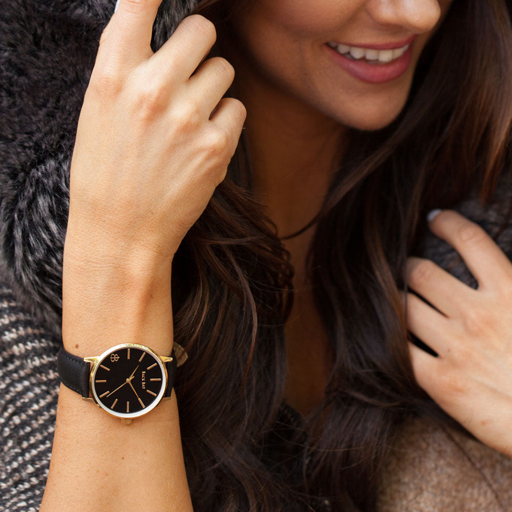 The Berkeley Black | Back Bay Watch Co.